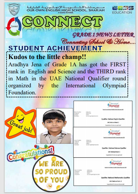Non -resident Odia student from Jajpur district “Aradhya Jena “has won ...