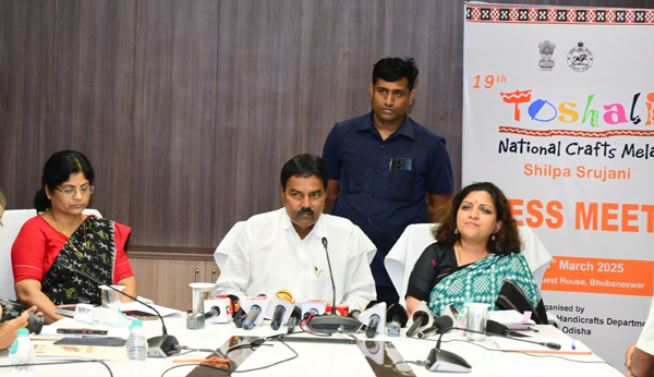Press Meet regarding 19th Toshali National Crafts Mela – Odisha Samachar